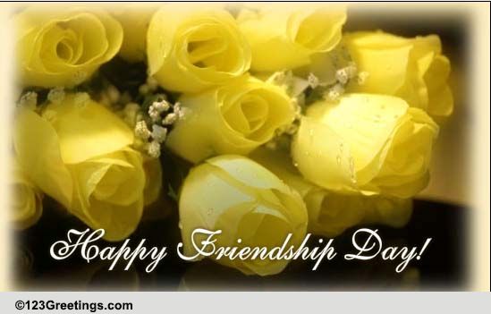 Warm Friendship Day Wish. Free Happy Friendship Day eCards | 123 Greetings