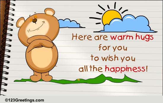 Warm Hugs For Your Best Friend. Free Best Friends eCards, Greeting ...