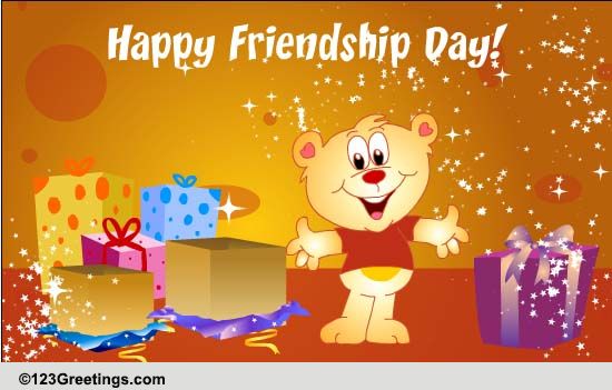 Friendship Day Interactive Fun Wish. Free Fun eCards, Greeting Cards ...