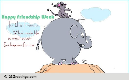 Unique Friend... Free Friendship Week eCards, Greeting Cards | 123 ...