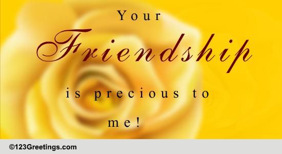 Your Friendship Is Priceless! Free Friendship Week eCards | 123 Greetings