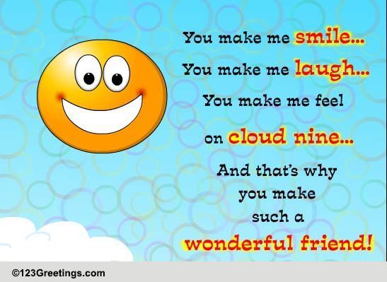 For A Wonderful Friend... Free Friendship Week eCards, Greeting Cards ...