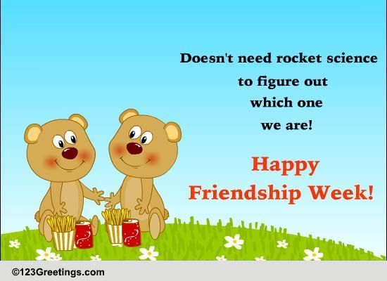 A Happy Friendship. Free Friendship Week eCards, Greeting Cards | 123 ...