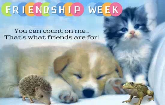 That’s What Friends Are For! Free Friendship Week eCards | 123 Greetings