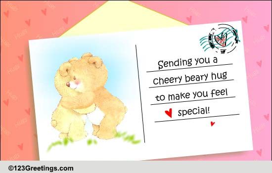 Cheery Beary Hug! Free Hug Your Sweetheart Day eCards, Greeting Cards ...