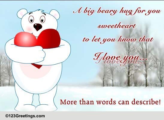Hug Your Sweetheart Day! Free Hug Your Sweetheart Day eCards | 123 ...