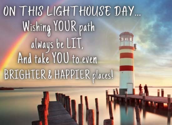 National Lighthouse Day Cards, Free National Lighthouse Day Wishes ...