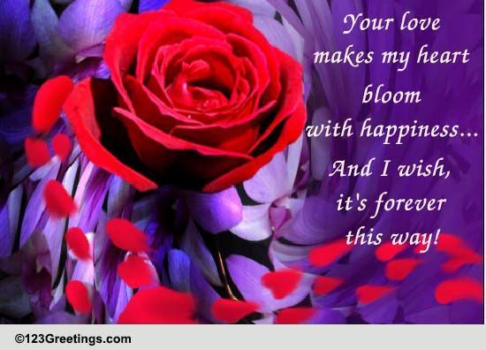 Flowers For Your Love... Free Romance Awareness Month eCards | 123 ...