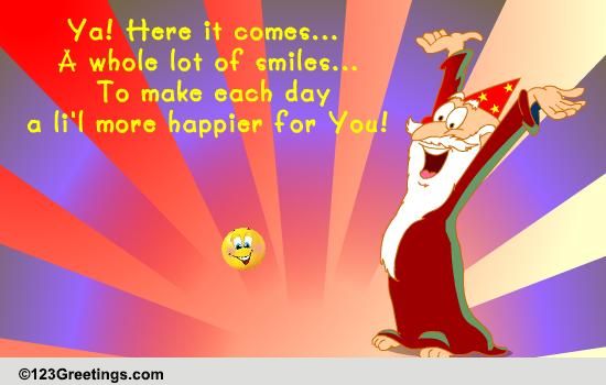 Whole Lot Of Smiles... Free Smile Month eCards, Greeting Cards | 123 ...