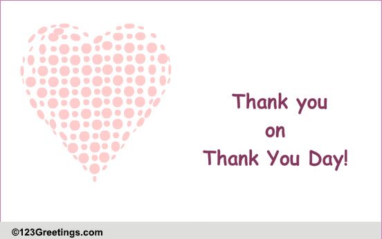 Thank You, Sweetheart! Free Thank You Day eCards, Greeting Cards | 123 ...