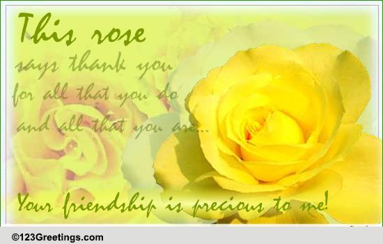 Thank You, Friend! Free Thank You Day eCards, Greeting Cards | 123 ...