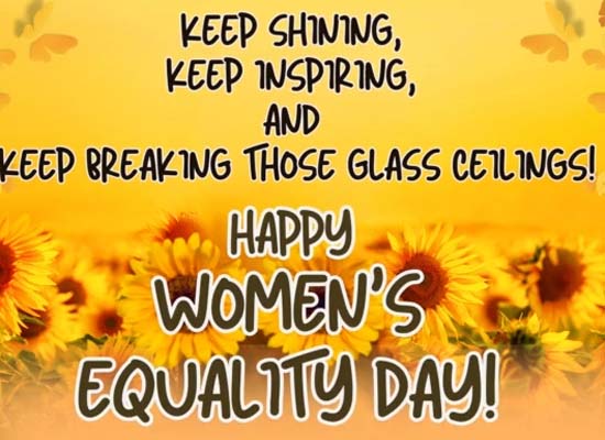 Happy Women’s Equality Day! Free Women's Equality Day eCards | 123 ...
