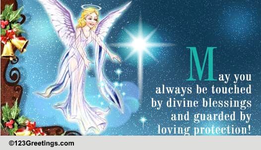 Touched By Divine Blessings... Free Angel eCards, Greeting Cards | 123 ...