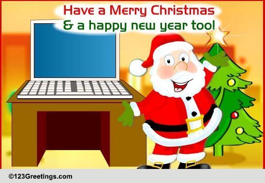 A Merry Christmas Mail! Free Business Greetings eCards, Greeting Cards ...