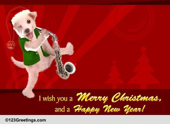 Merry Christmas Carol! Free Jukebox eCards, Greeting Cards | 123 Greetings