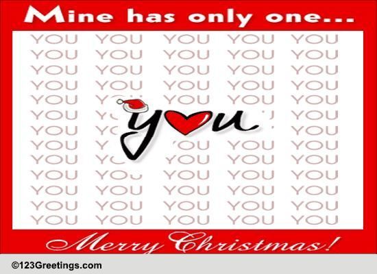 Just One Word... Free Love eCards, Greeting Cards | 123 Greetings