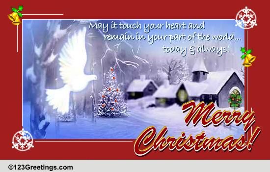 Peace, Joy 'N Hope On Christmas... Free Christmas Wishes eCards | 123 ...