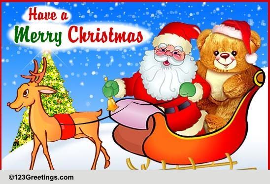 Warm Wishes From Santa! Free Santa Claus eCards, Greeting Cards | 123 ...