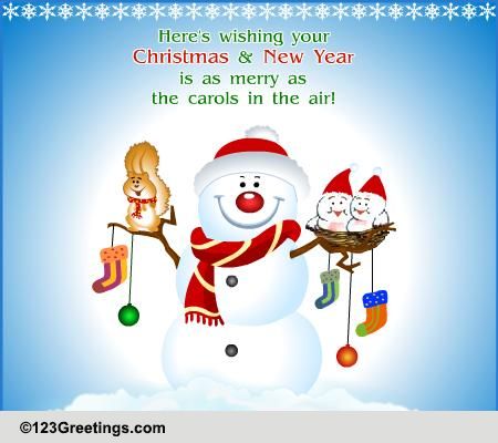 Sing We Joyous All Together! Free Carols eCards, Greeting Cards | 123 ...