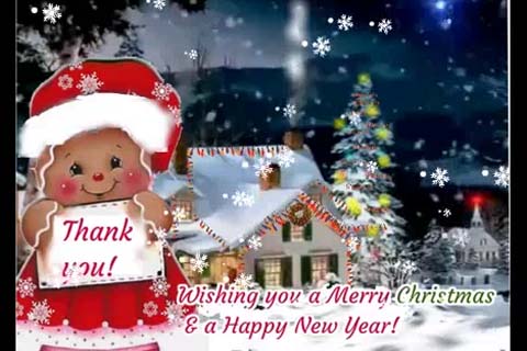 Christmas Thanks Note! Free Thank You eCards, Greeting Cards | 123 ...