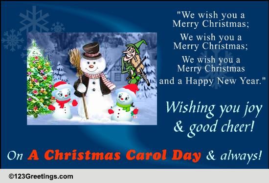 Choice Of Carols... Free Christmas Carol Day eCards, Greeting Cards ...