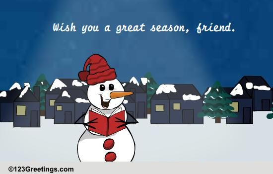 Friendship Carol... Free Christmas Carol Day eCards, Greeting Cards ...