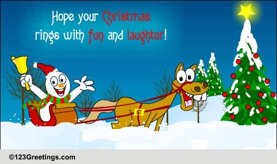 Jingle Bells... Free Christmas Carol Day eCards, Greeting Cards | 123 ...