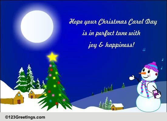 Jingle All The Way... Free Christmas Carol Day eCards, Greeting Cards ...