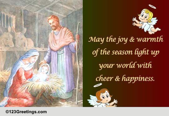 Joy And Warmth. Free Christmas Carol Day eCards, Greeting Cards | 123 ...