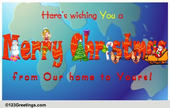 From Our Home To Yours... Free English eCards, Greeting Cards | 123 ...