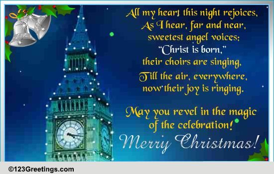 Magic Of Celebration... Free English eCards, Greeting Cards | 123 Greetings