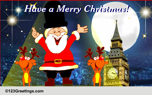Dancing Father Christmas! Free English eCards, Greeting Cards | 123 ...