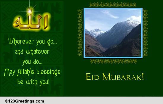May Allah's Blessings Be With You! Free Religious Blessings eCards ...