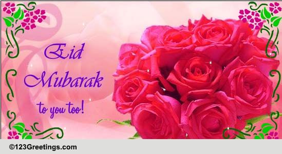 Say Thank You And Eid Mubarak. Free Thank You eCards, Greeting Cards ...