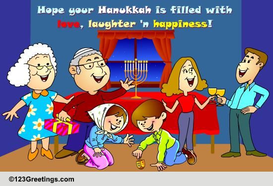 Time To Celebrate Hanukkah... Free Friends & Family eCards | 123 Greetings