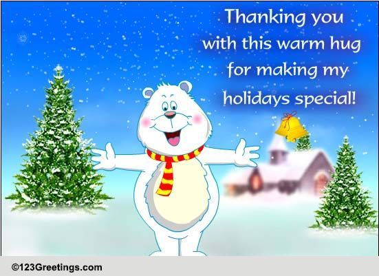 Holiday Thank You Cards, Free Holiday Thank You Wishes, Greeting Cards ...