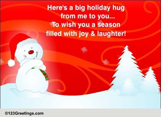 Big Holiday Hug! Free International Hug Day eCards, Greeting Cards ...