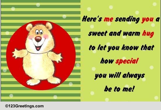 Sweet And Warm Hug. Free International Hug Day eCards, Greeting Cards ...