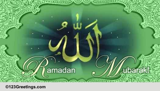 As You Pray And Fast On Ramadan... Free Ramadan Mubarak eCards | 123 ...