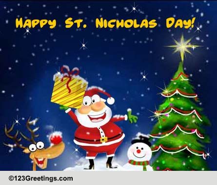 Jolly Good Time! Free St. Nicholas Day eCards, Greeting Cards | 123 ...