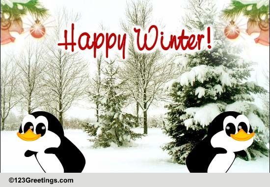 Winter Fun With A Cool One! Free Friends & Family eCards | 123 Greetings