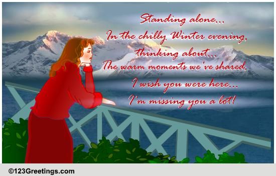 Missing U A Lot! Free Miss You eCards, Greeting Cards | 123 Greetings