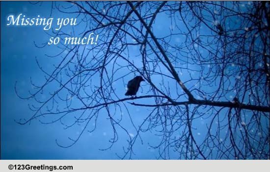 Missing You In The Cold Winter. Free Miss You eCards, Greeting Cards ...