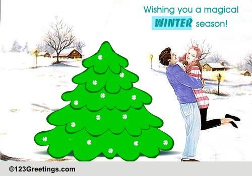 A Magical Winter Season... Free Love eCards, Greeting Cards | 123 Greetings