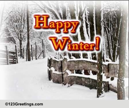 Warm Winter Wishes From Miles Away. Free Happy Winter eCards | 123 ...