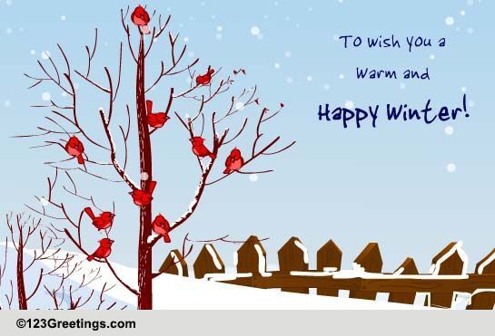 Nature Turns Snow White... Free Happy Winter eCards, Greeting Cards ...