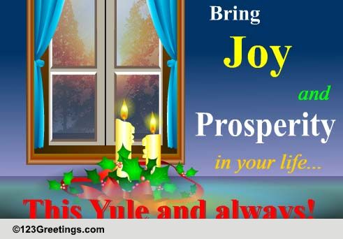 Happy Yule! Free Yule eCards, Greeting Cards | 123 Greetings