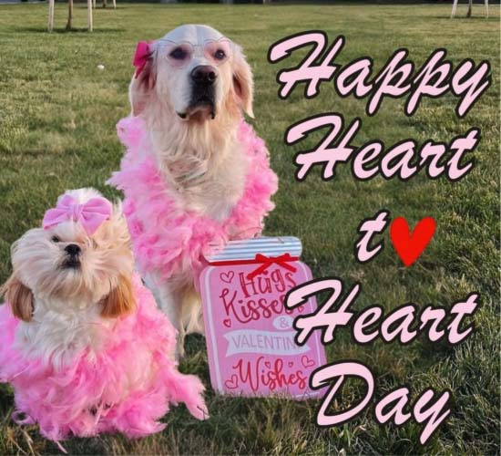 Adorable Heart To Heart Day Wishes. Free Heart to Heart Day eCards ...