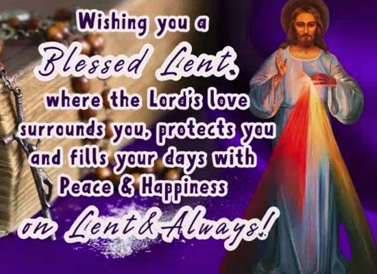 Blessed Lent Wishes. Free Lent eCards, Greeting Cards | 123 Greetings