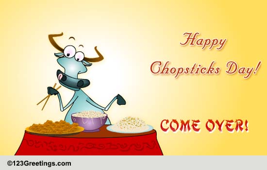 National Chopsticks Day Message! Free National Chopsticks Day eCards ...
